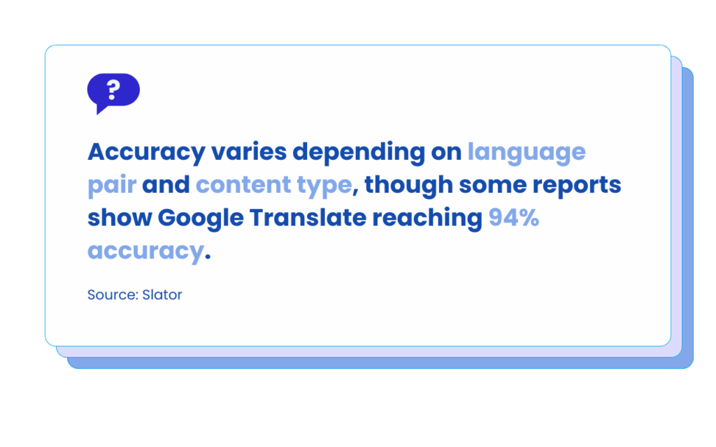 Google 翻訳の精度はどのくらいですか? ⭐️ ConveyThis